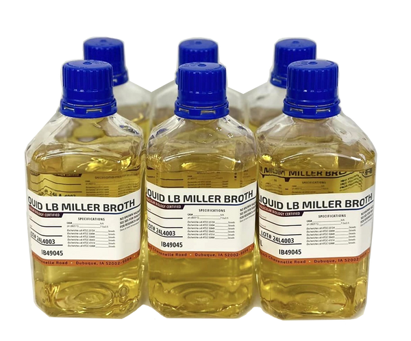 *NEW* Liquid LB Miller Broth – IBI Scientific
