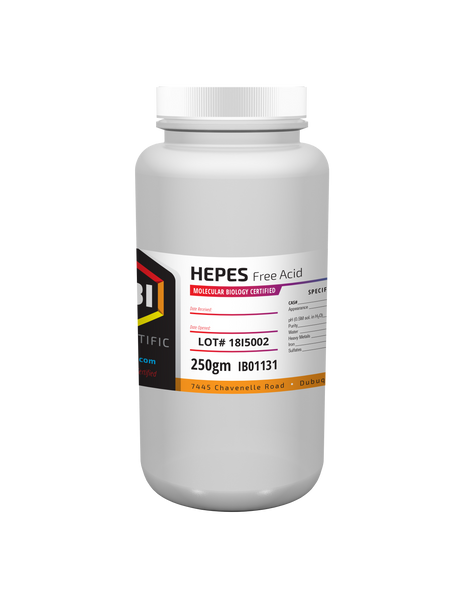 HEPES, Free Acid | Reagents | Buffer Components | IBI Scientific