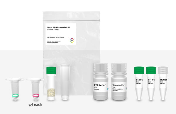 Fecal DNA Kit | Genomic | DNA Extraction | IBI Scientific